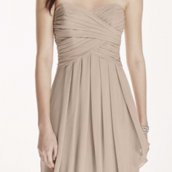 David's Bridal | Dresses | Biscotti Long Bridesmaid Dress | Poshmark